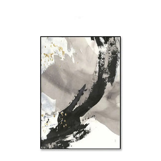 Abstract Shades Of Black Grey Wall Art Fine Art Canvas Prints Modern N ...