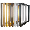 Metal Picture Frame Brushed Gold Silver Black 50x70, 60x90, 70x100cm e ...