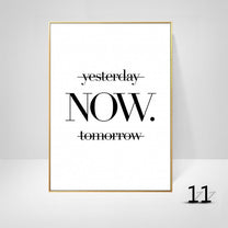 Inspirational Quotes Posters Golden Pineapple Green Leaf Monstera Wall ...