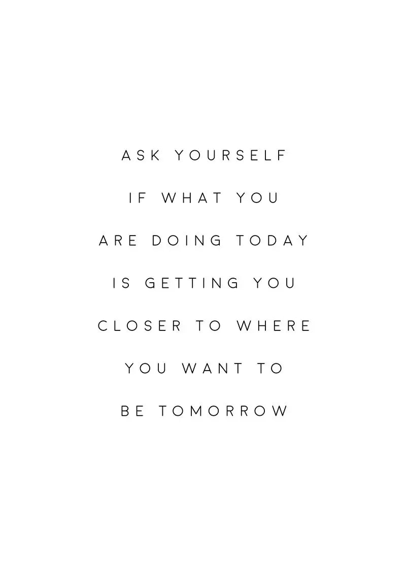 Inspirational Words Poster Black White Wall Art Fine Art Canvas Prints ...