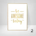 Inspirational Quotes Posters Golden Pineapple Green Leaf Monstera Wall ...