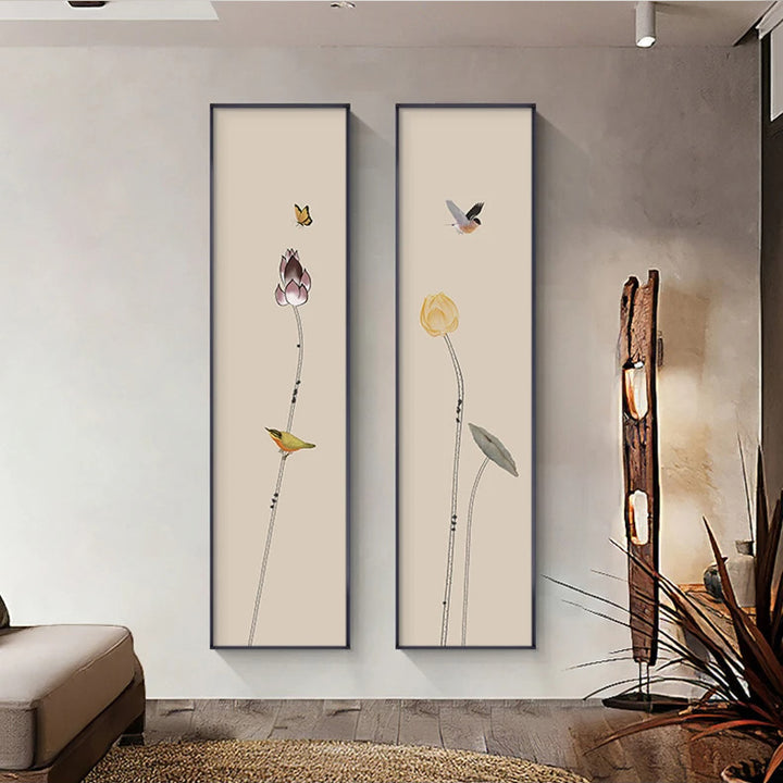 Tall Vertical Format Wall Art Decor - For Entrance Hallways, Foyers etc ...