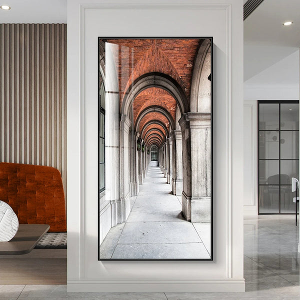 Modern Abstract Minimalist Arches Architecture Wall Art Pictures For ...