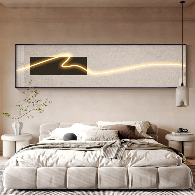 Modern Aesthetics Wide Format Wall Art Fine Art Canvas Prints Light Lu ...
