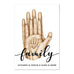 Personalized Family Names Hands Posters Love Wall Art Fine Art Canvas ...