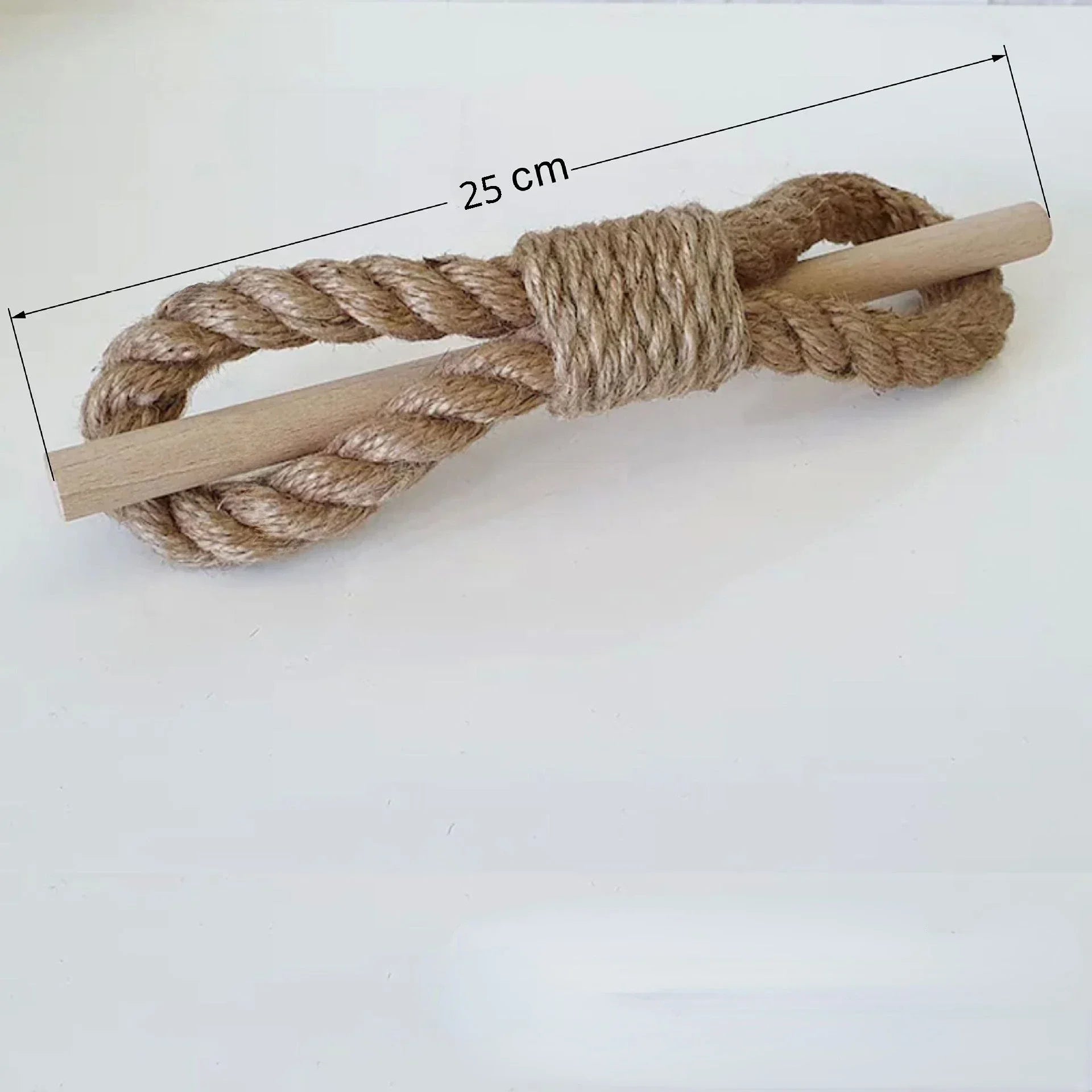 Natural Wood Hemp Rope Curtain Tie Binding Decoration For Living Room ...
