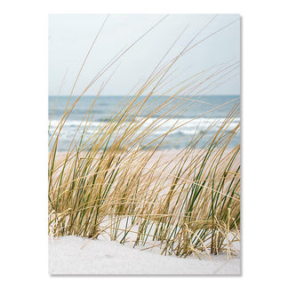 Blue Green Beach Surf Scene Tropical Dream Landscape Wall Art Fine Art ...