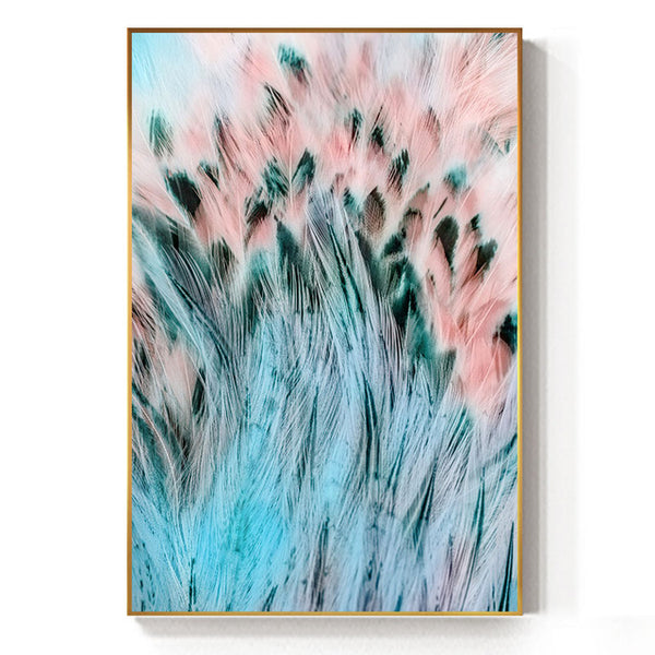 Abstract Feathers Wall Art Fine Art Canvas Prints Luxury Pictures Glam ...